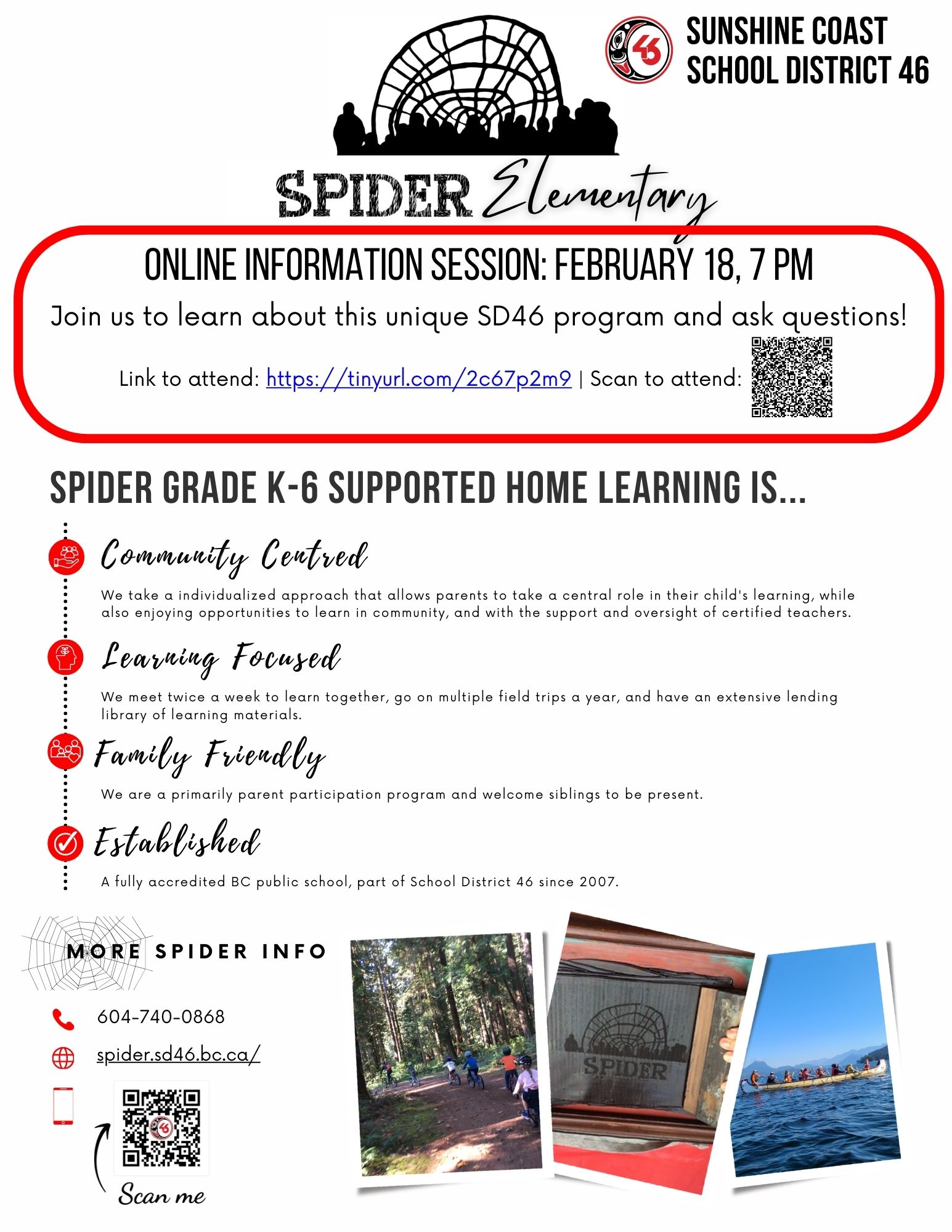 SPIDER Elementary Info Night | School District 46