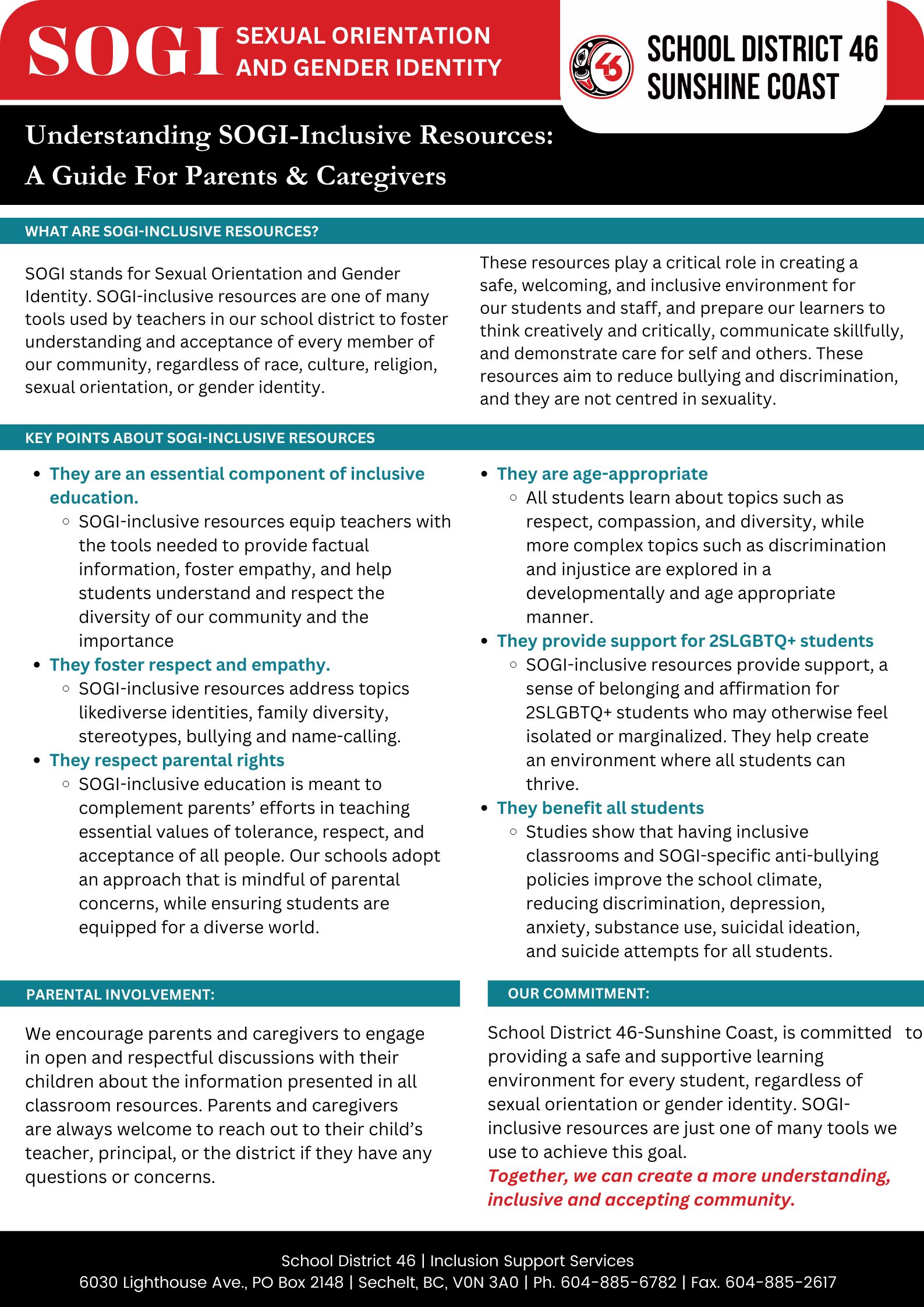 SOGI | School District 46